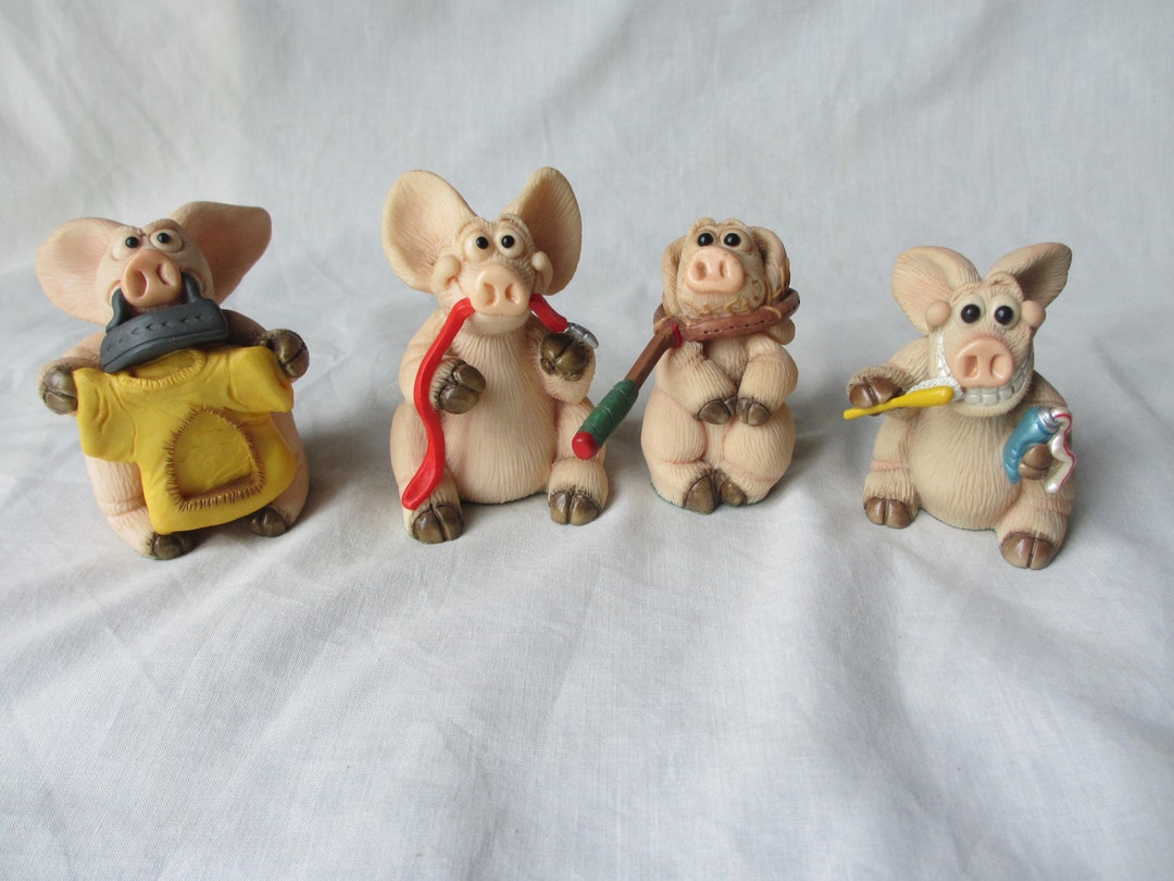 4 Piggins by David Corbridge entitled ironing Racket - Etsy