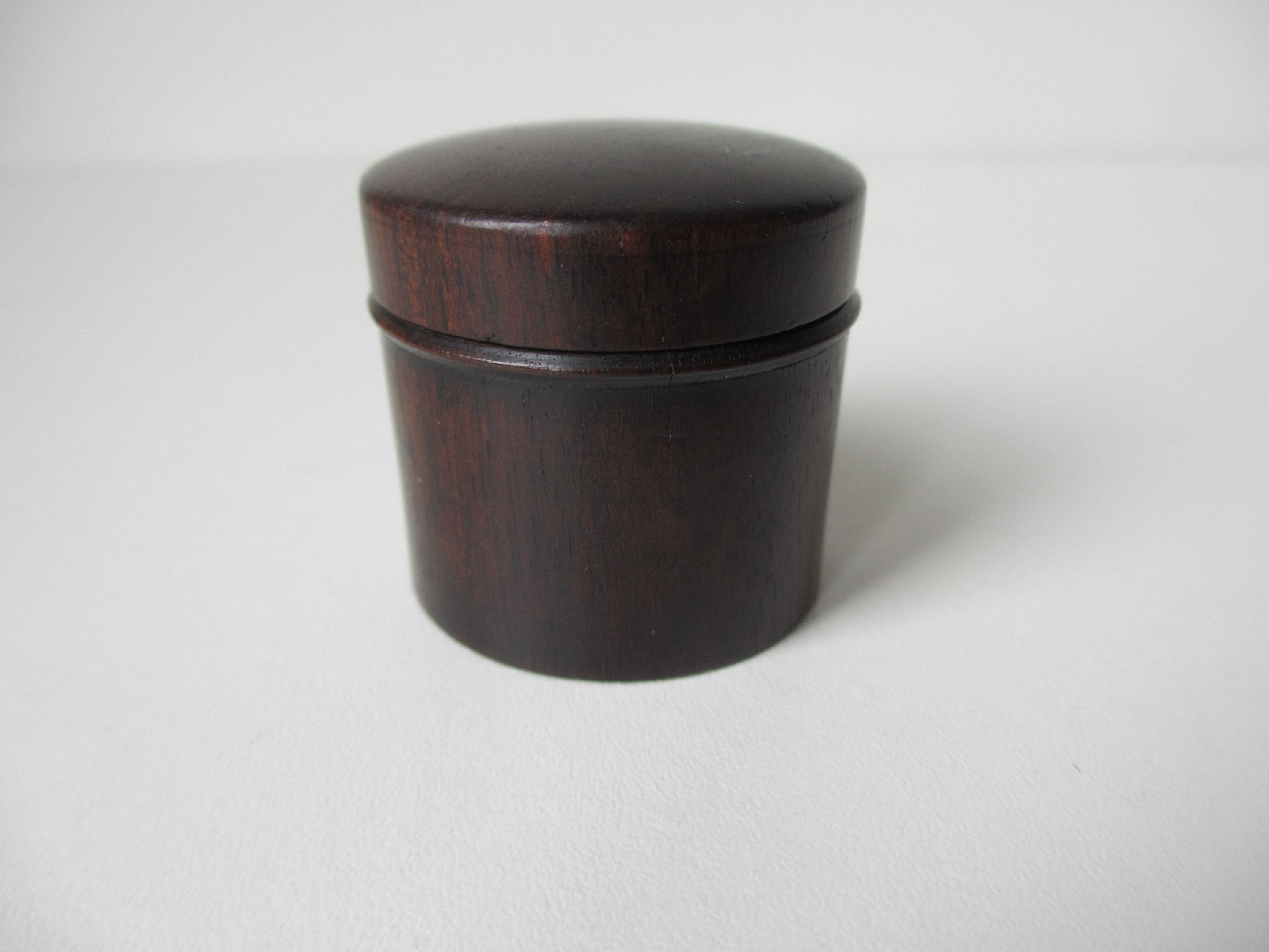 Rare Antique ,real Ebony Wood , Small Vanity Box With Internal Mirror ...