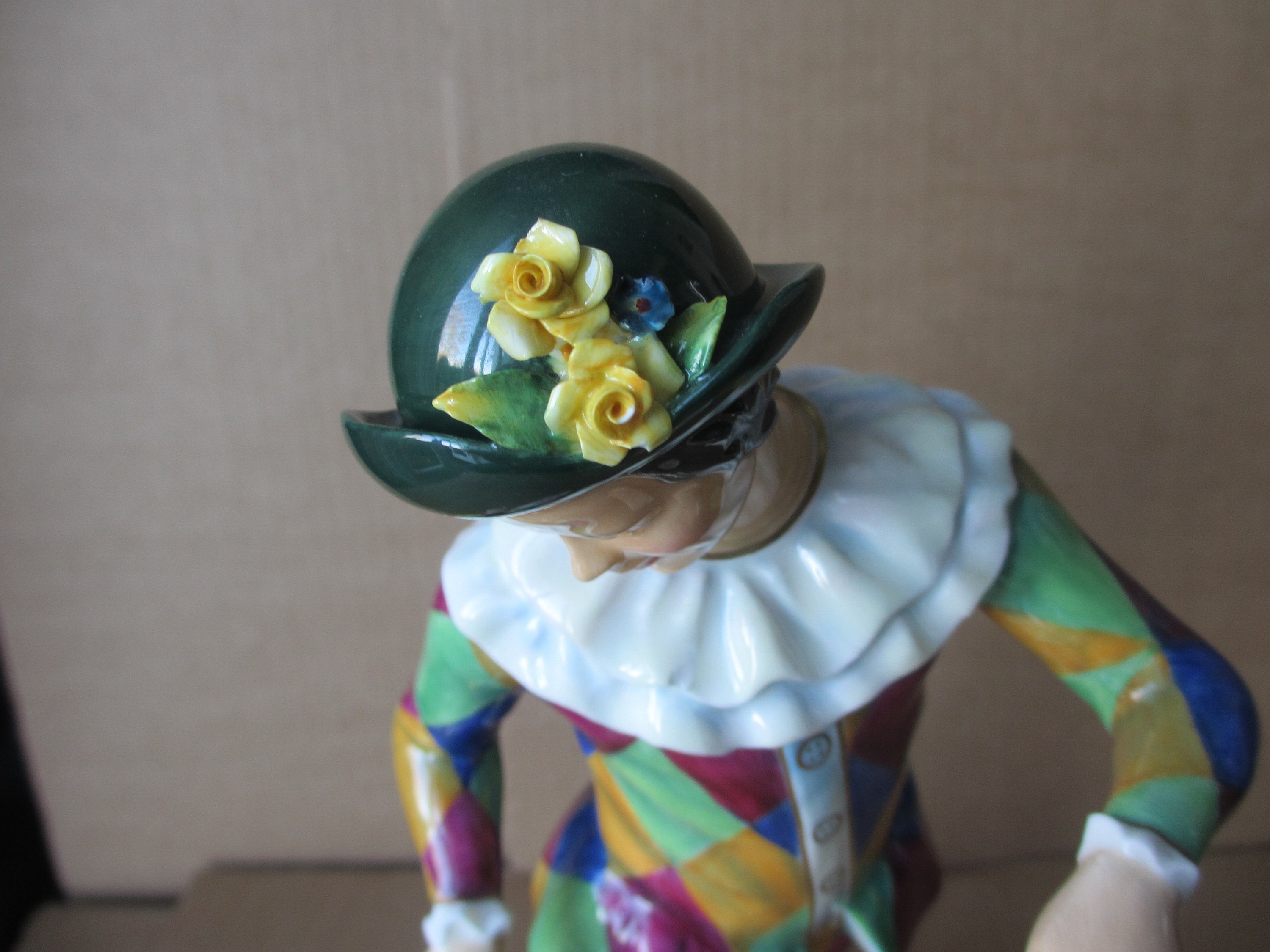 Royal Doulton ,rare Figure ,called Harlequin Hn2737,modelled by Douglas ...