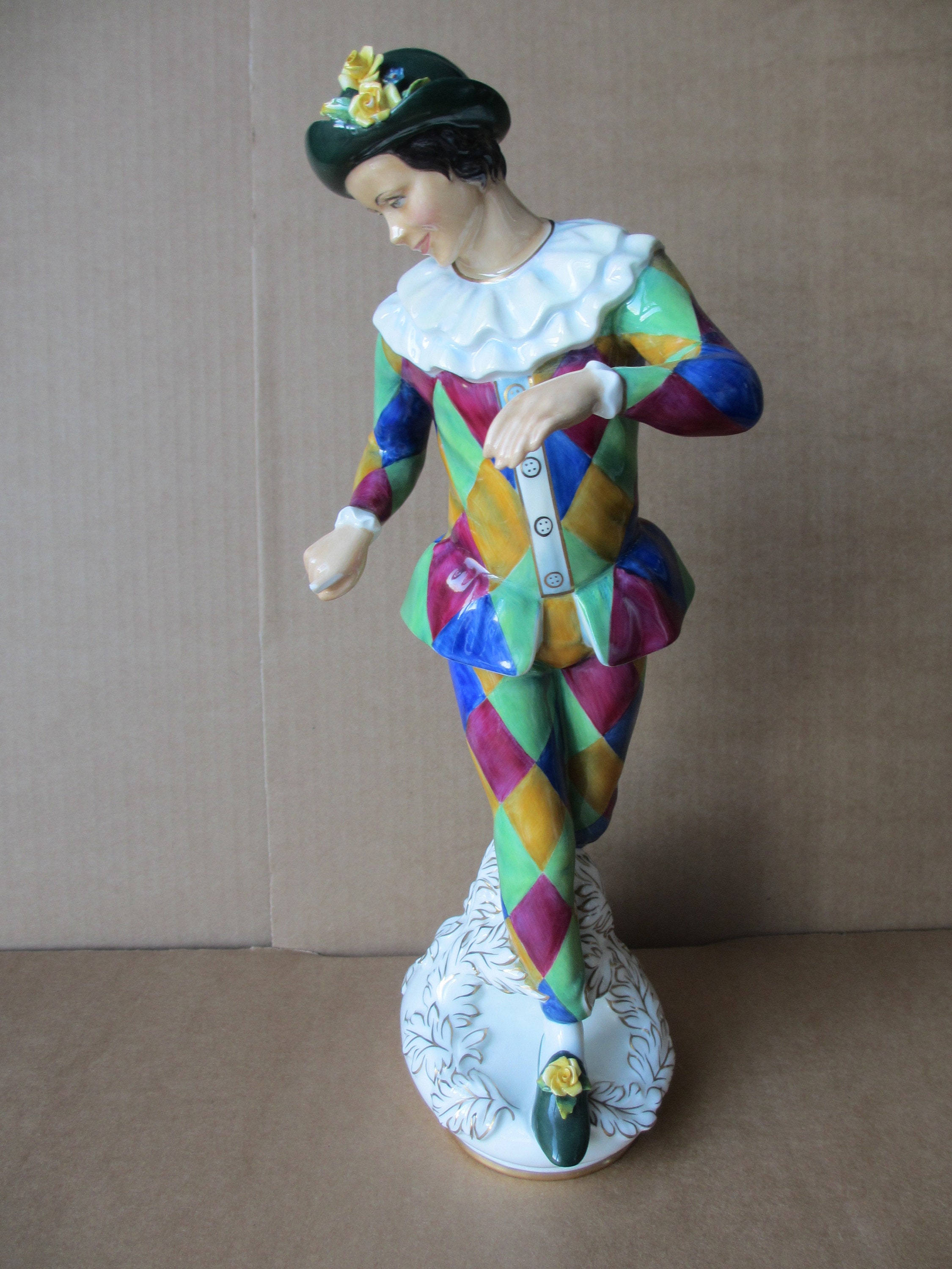 Royal Doulton ,rare Figure ,called Harlequin Hn2737,modelled by Douglas ...