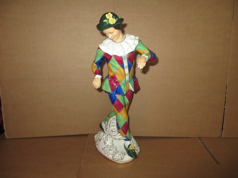 Royal Doulton ,rare Figure ,called Harlequin Hn2737,modelled by Douglas ...