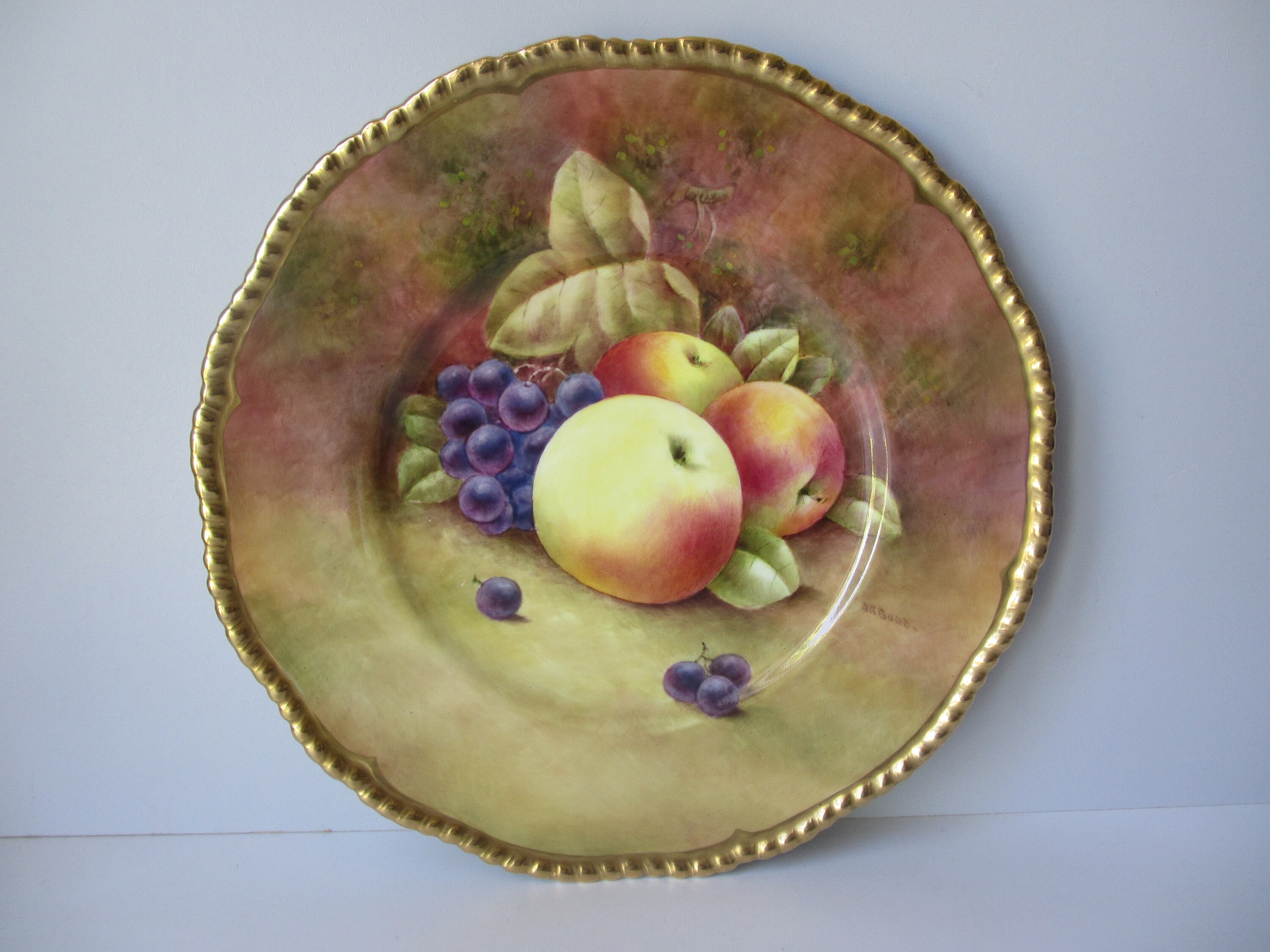 Coalport / Royal Worcester China ,stunning Hand Painted Fallen Fruits ...