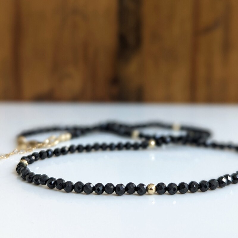 Black Spinel Jewelry - Etsy