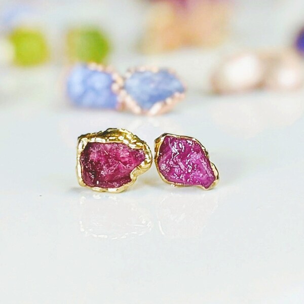 Raw Ruby Jewelry - Etsy