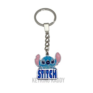 Cute Stitch Keyring Lilo and Stitch Keychain Stitch Charm - Etsy UK