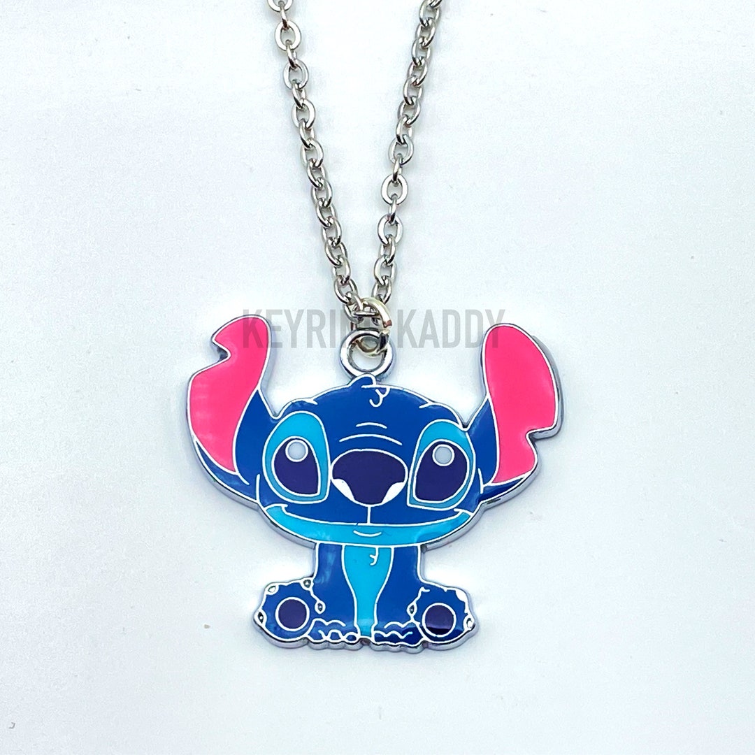 Stitch Necklace Lilo & Stitch Enamel Charm Pendant Necklace in Gift Bag ...
