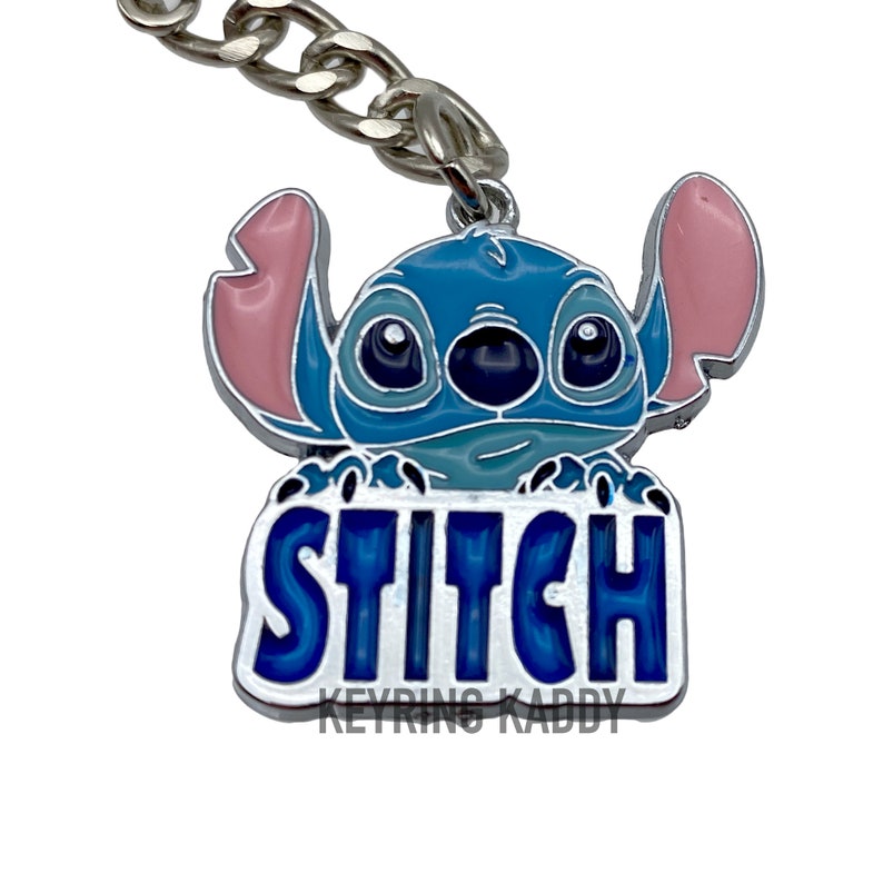 Cute Stitch Keyring Lilo and Stitch Keychain Stitch Charm - Etsy UK