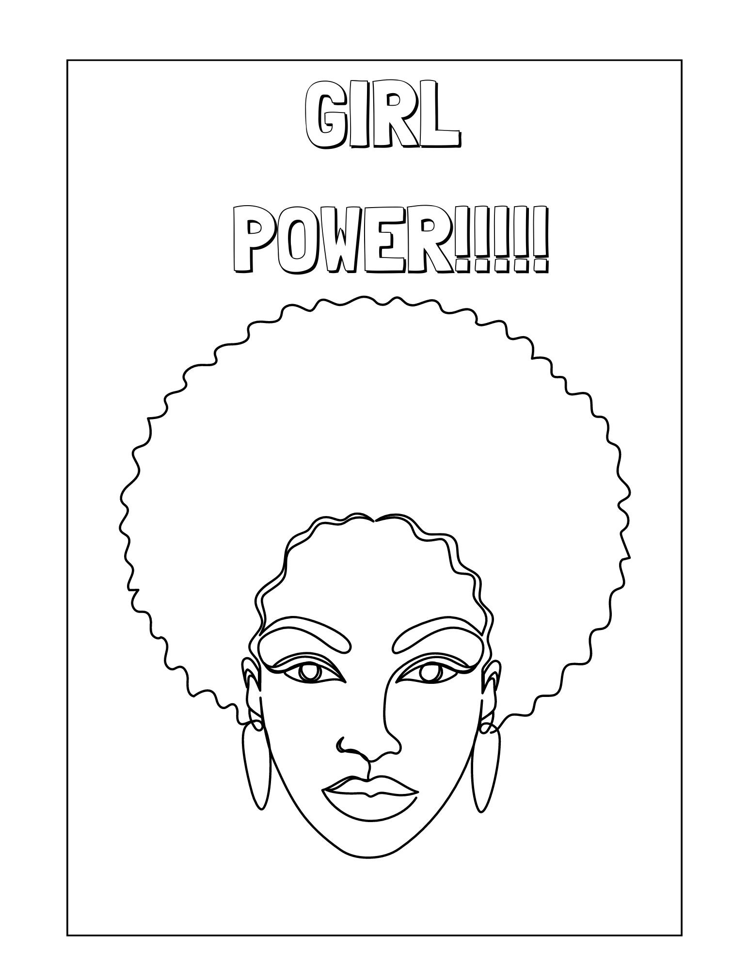8 Page Bundle Black Girl Magic Coloring Pages - Etsy