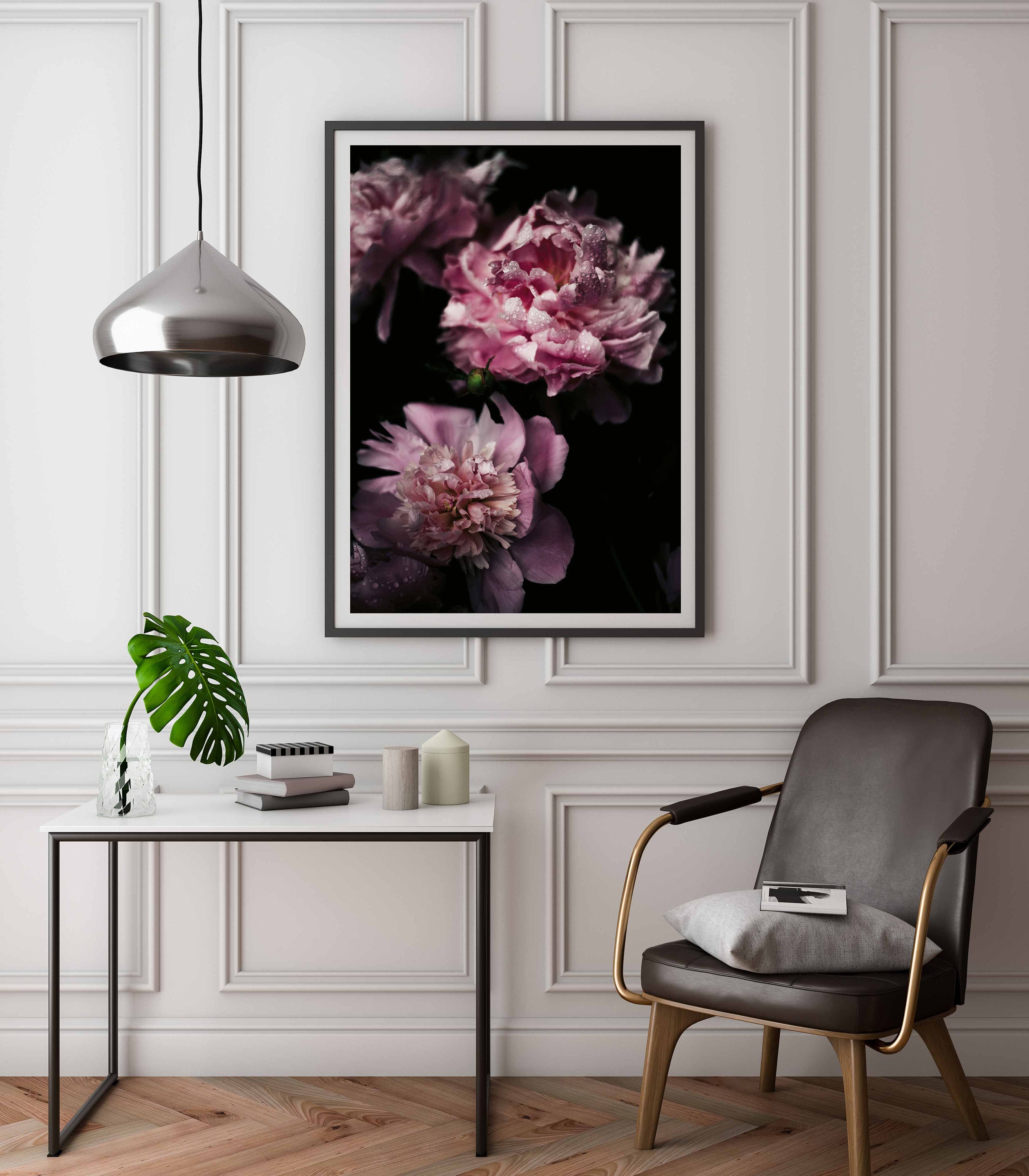 Blush Pink Bloom Digital Print by Lustprint - Pink Flower Poster, Pink ...