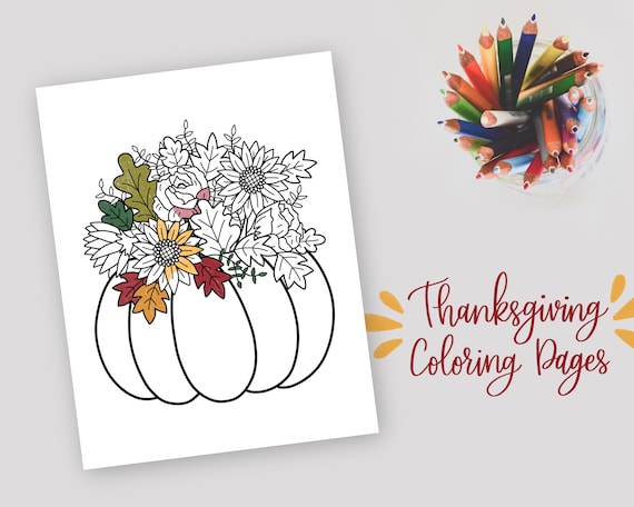 Hojas Para Colorear E Imprimir Del Día De Acción De Gracias
