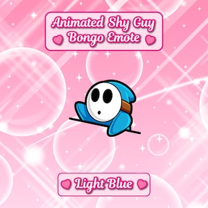 Animated Light Blue Mischievous Enemy Bongo Emote for Twitch Streams ...