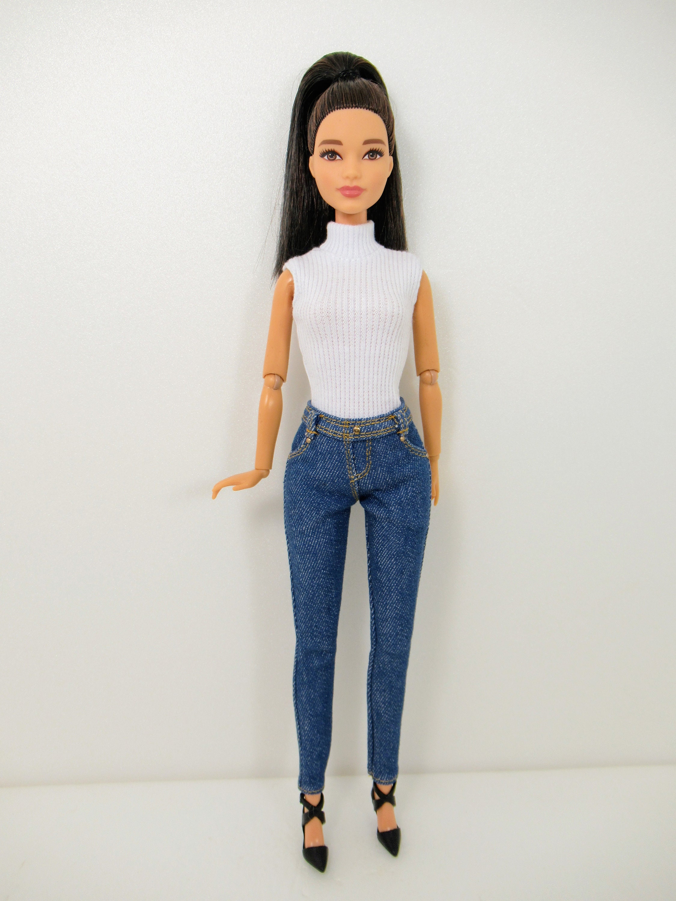 Barbie clothes Barbie Jeans Denim pants for Barbie doll M2M | Etsy