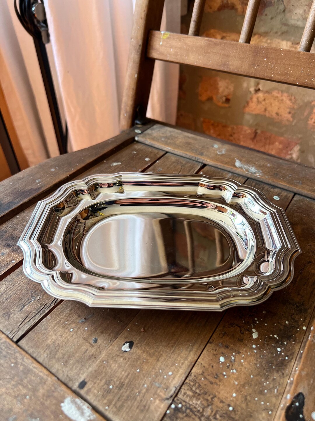 Vintage Jean Couzon Stainless Steel Tray - Etsy