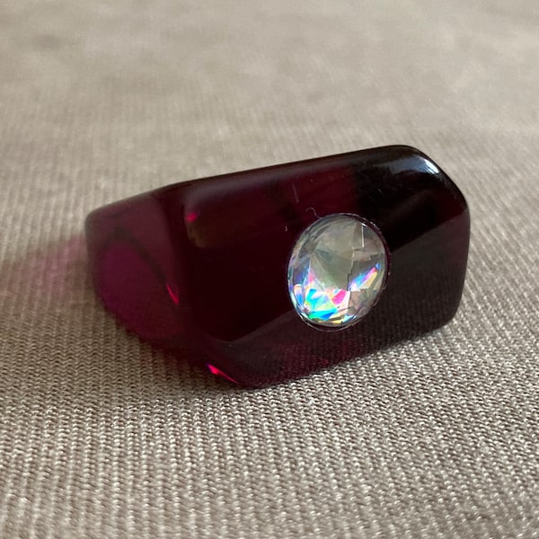 Lucite Ring - Etsy