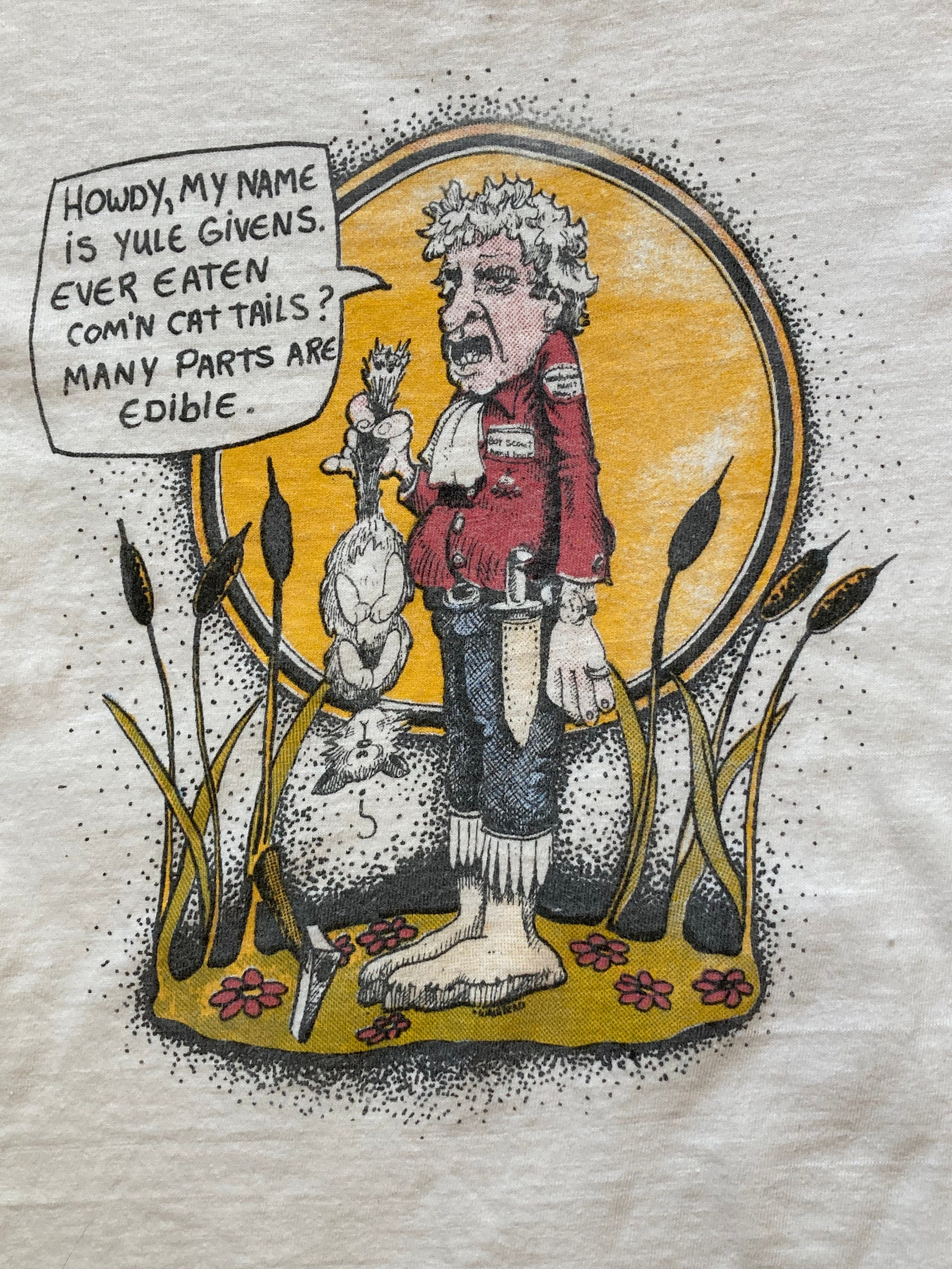 Yule Givens T-shirt Euell Gibbons Satire Yule Givens - Etsy