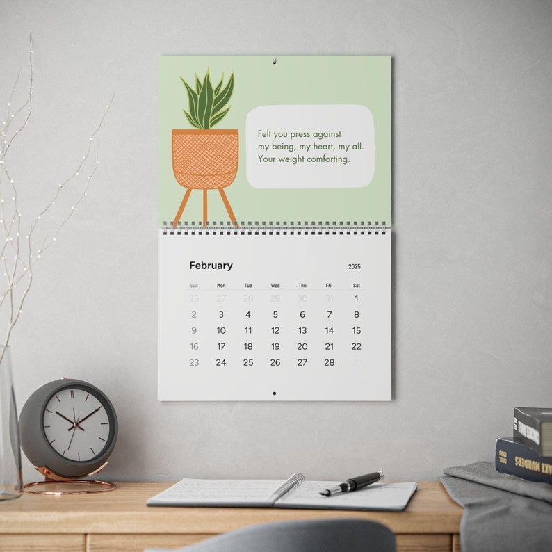 Plants & Haikus 2025, 2025 Calendar, Poetry Calendar, Haiku Calendar ...