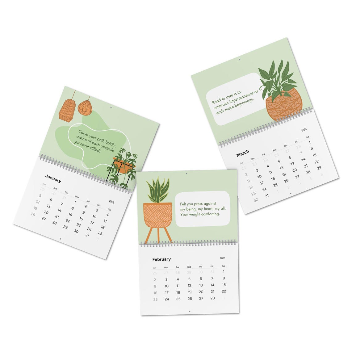 Plants & Haikus 2025, 2025 Calendar, Poetry Calendar, Haiku Calendar ...