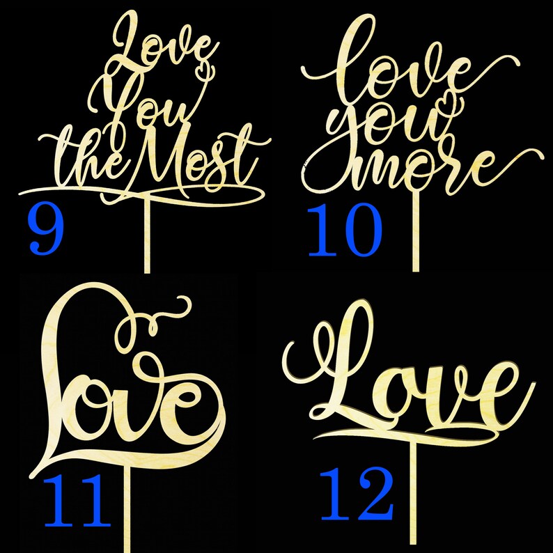 Wedding Cake Topper- Anniversary Cake Topper-personalized Cake Topper ...