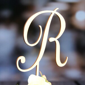 Initial Cake Topper, Wedding Cake Topper, Statement Cake Topper ...