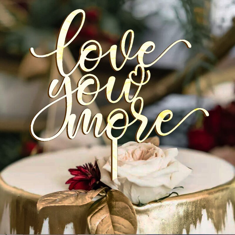 Love Cake Topper - Etsy