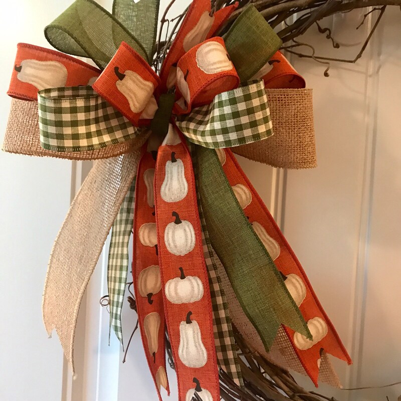 Fall Wreath Bow - Etsy