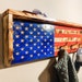 American Flag Coat Rack, Wood American Flag, Patriotic Coat Rack - Etsy
