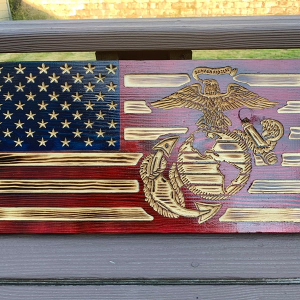 Marine Corps Flag - Etsy