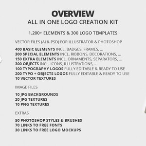 Logo Design Kit - All in One Logo Creation Kit for Illustrator ...