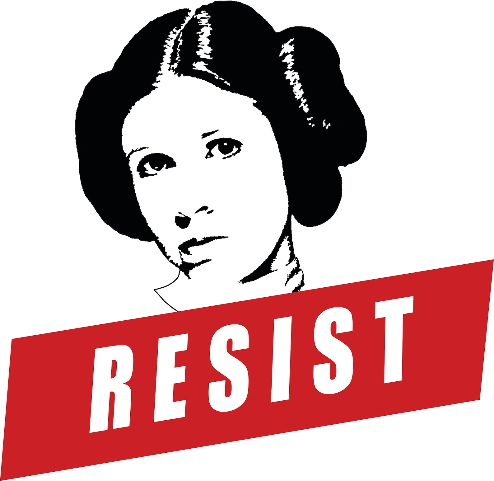 PRINCESS LEIA RESIST Join the Resistance Feminist Star Wars Canvas Tote ...