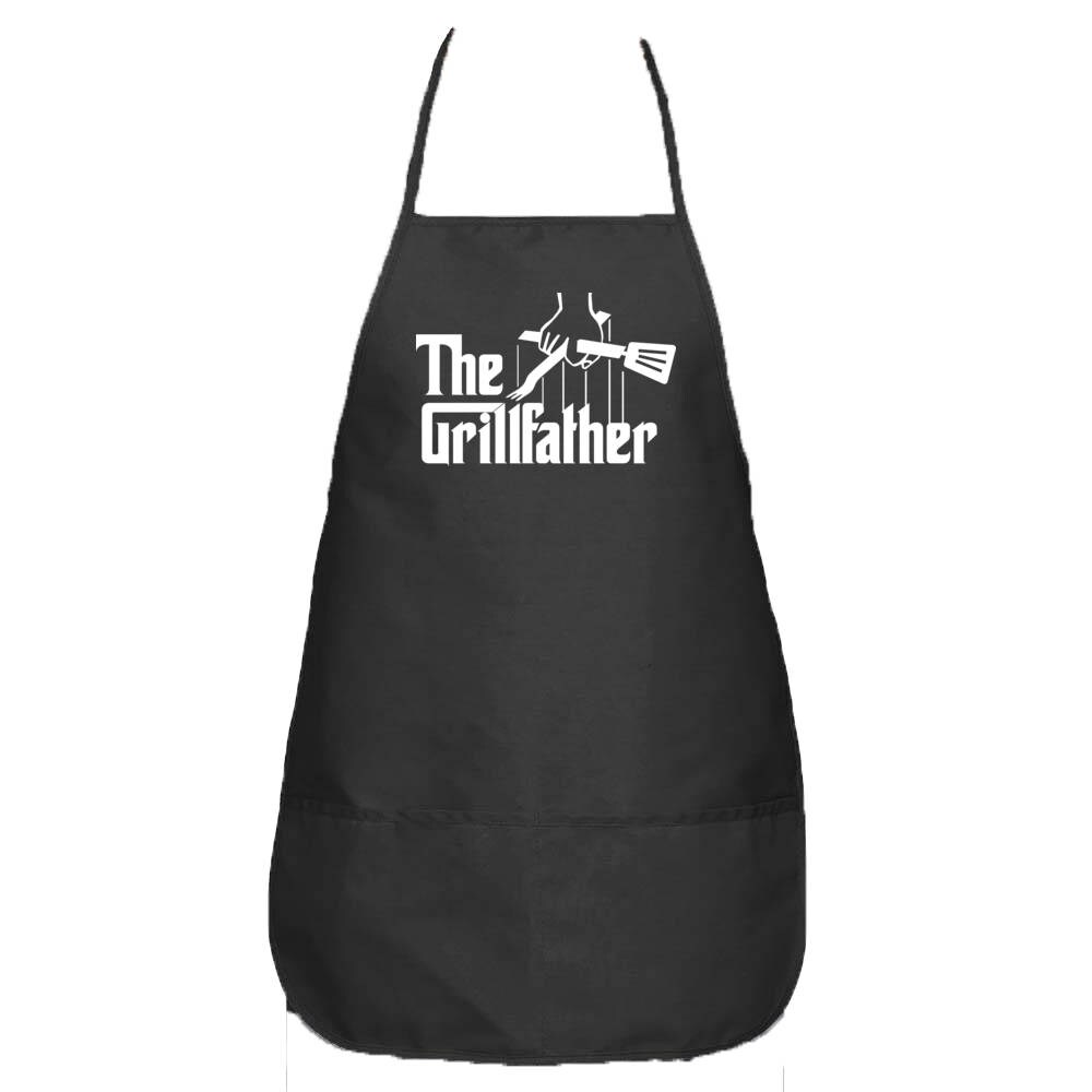 THE GRILLFATHER Apron Funny Grilling Father's Day Gift Dad Chef Grill ...