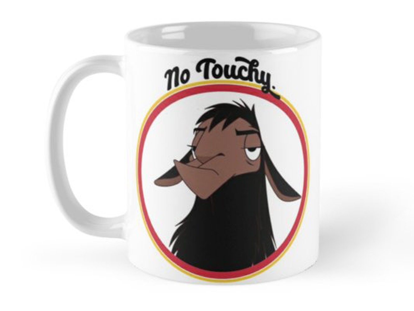 Kuzco NO TOUCHY MUG Coffee Cup Emperor's New Groove Sad Llama Emperor ...