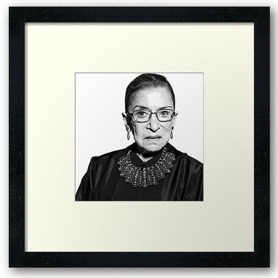 Ruth Bader Ginsburg 12 X 12 Poster Art Print RBG Dissent | Etsy