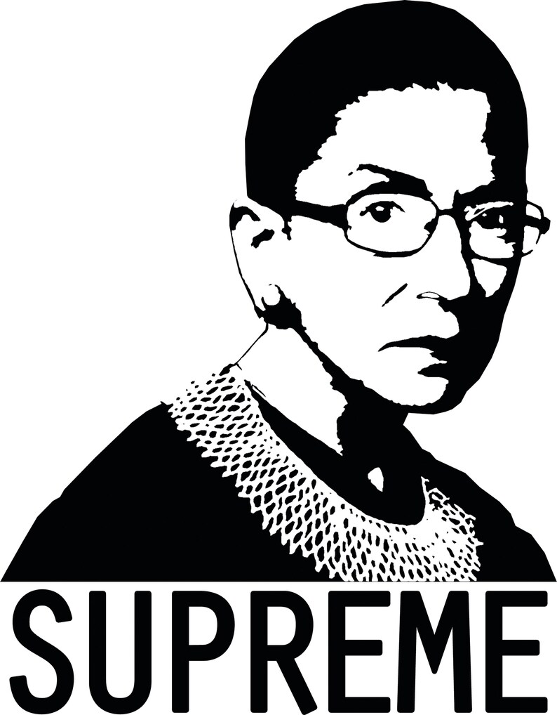 RBG Ruth Bader Ginsburg Supreme Sweatshirt Women's | Etsy