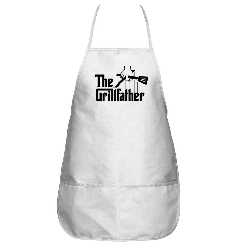 THE GRILLFATHER Apron Funny Grilling Father's Day Gift Dad Chef Grill ...