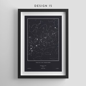 Personalized Star Map Print,custom Map Print,night Sky Map ...