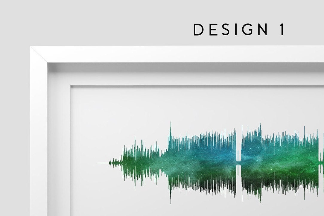 Custom Sound Wave Art,soundwave Art Print,music Wall Art,wedding Song ...