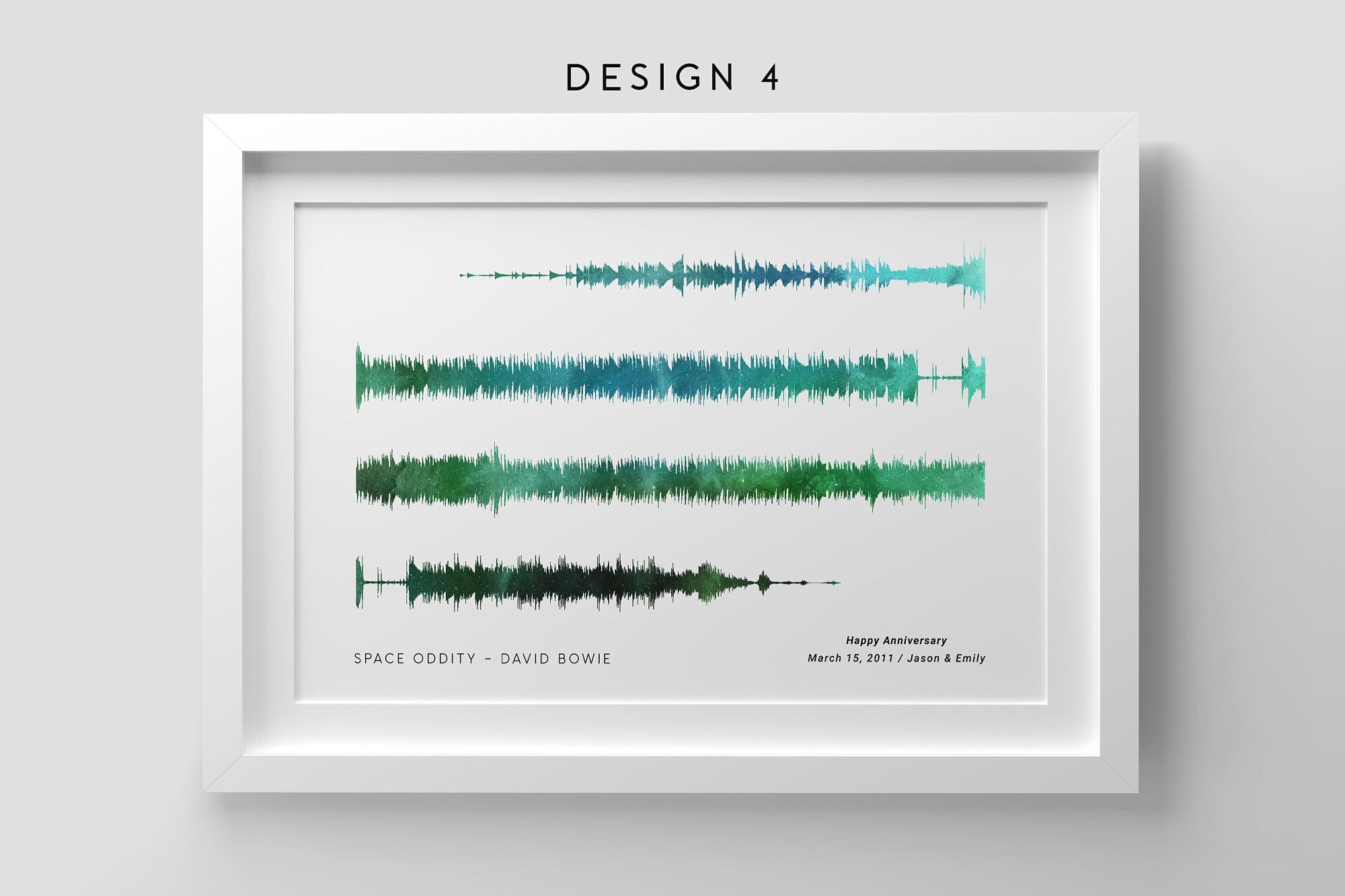 Custom Sound Wave Art,soundwave Art Print,music Wall Art,wedding Song ...