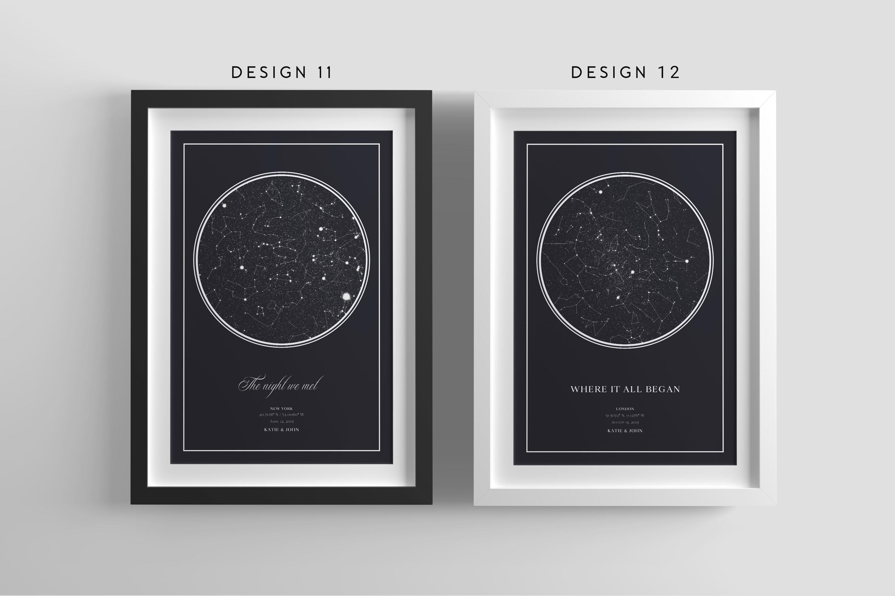 Personalized Star Map Print,custom Map Print,night Sky Map ...
