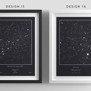 Personalized Star Map Print,custom Map Print,night Sky Map ...