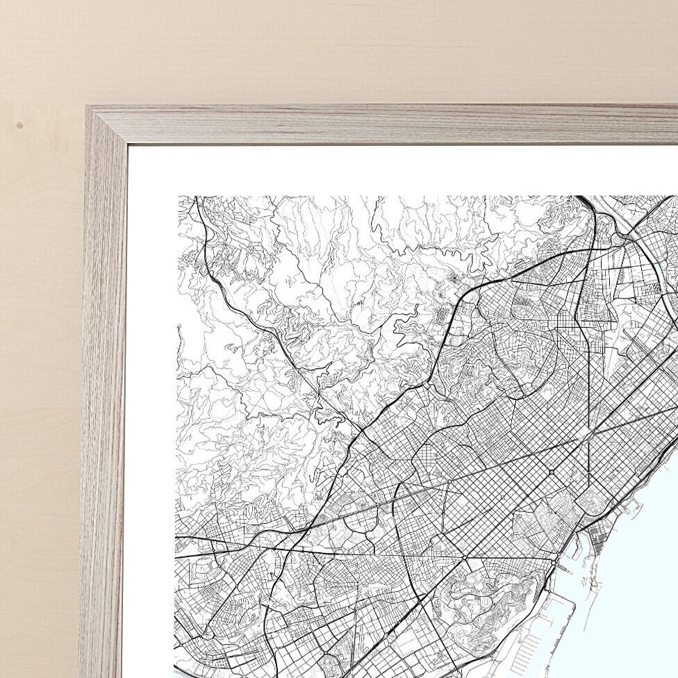 DIGITAL Custom Map Print,square Map Poster,city Map,map Prints,prints ...