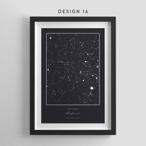 Personalized Star Map Print,custom Map Print,night Sky Map ...