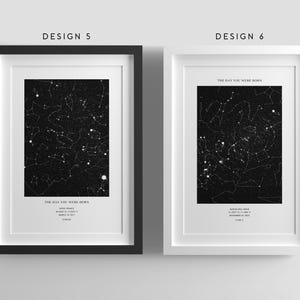 Personalized Star Map Print,custom Map Print,night Sky Map ...