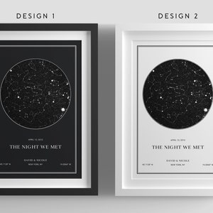 Personalized Star Map Print,custom Map Print,night Sky Map ...
