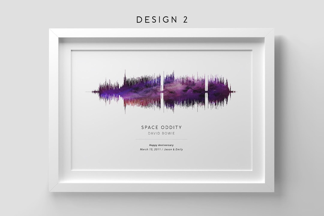 Custom Sound Wave Art,soundwave Art Print,music Wall Art,wedding Song ...