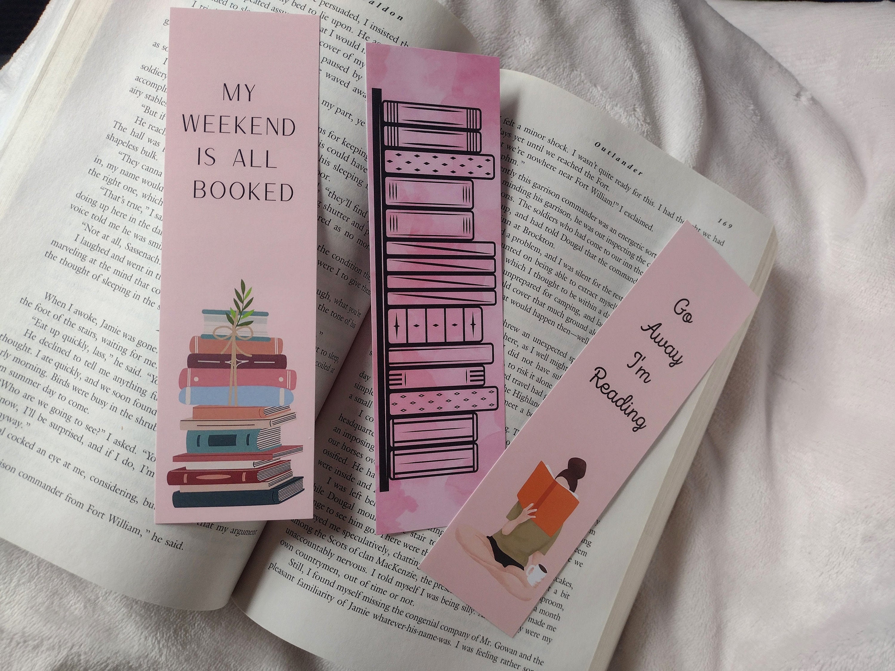 Set of 3 Bookmarks - Etsy