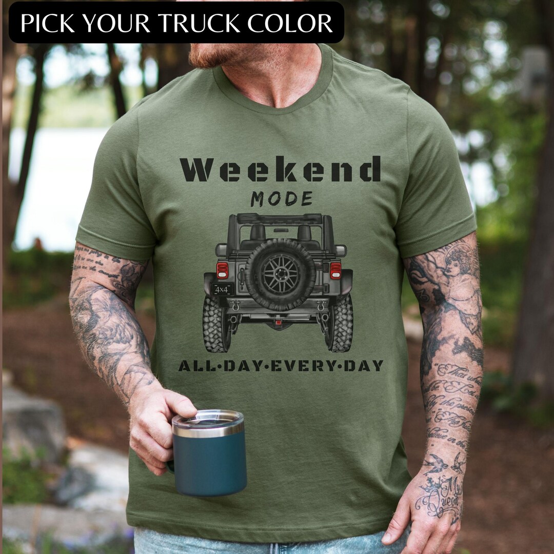 CUSTOM 4x4 Offroad T-shirt Funny 4WD Rock Crawler Shirt for Men Women ...