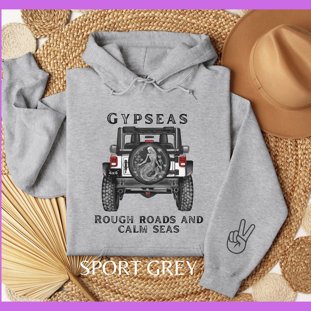 CUSTOM Mermaid Skeleton 4x4 Off-road Hoodie You Pick Text & Truck Color ...