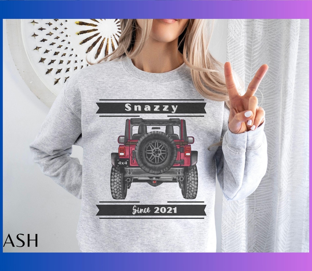 CUSTOM 4x4 Sweatshirt YOU PICK Truck Color Name Date, Unique Offroad ...
