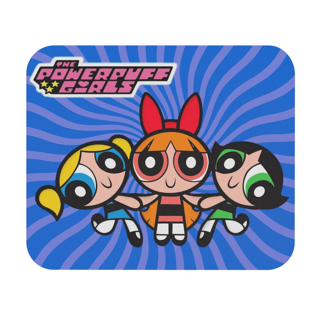 Powerpuff Girls Mouse Pad • Retro Cartoon Design • 9.45"x7.87" - Etsy