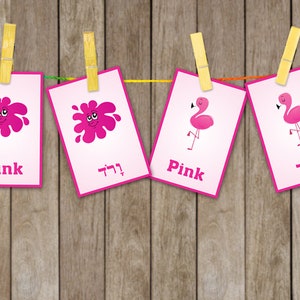 Learn English & Hebrew Colors With Printable Cards ~learn Colors~hebrew ...